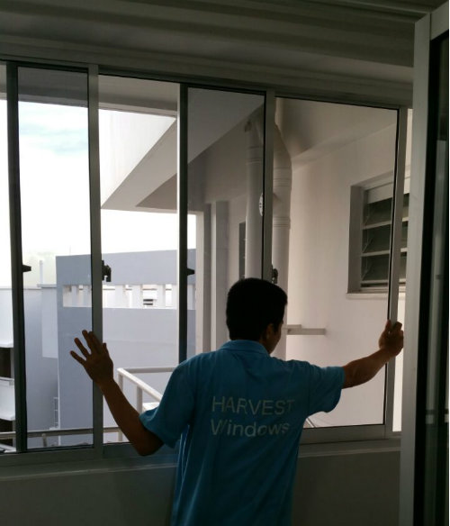 Service Yard Windows & Grilles Singapore | Window-Grille-Door.com